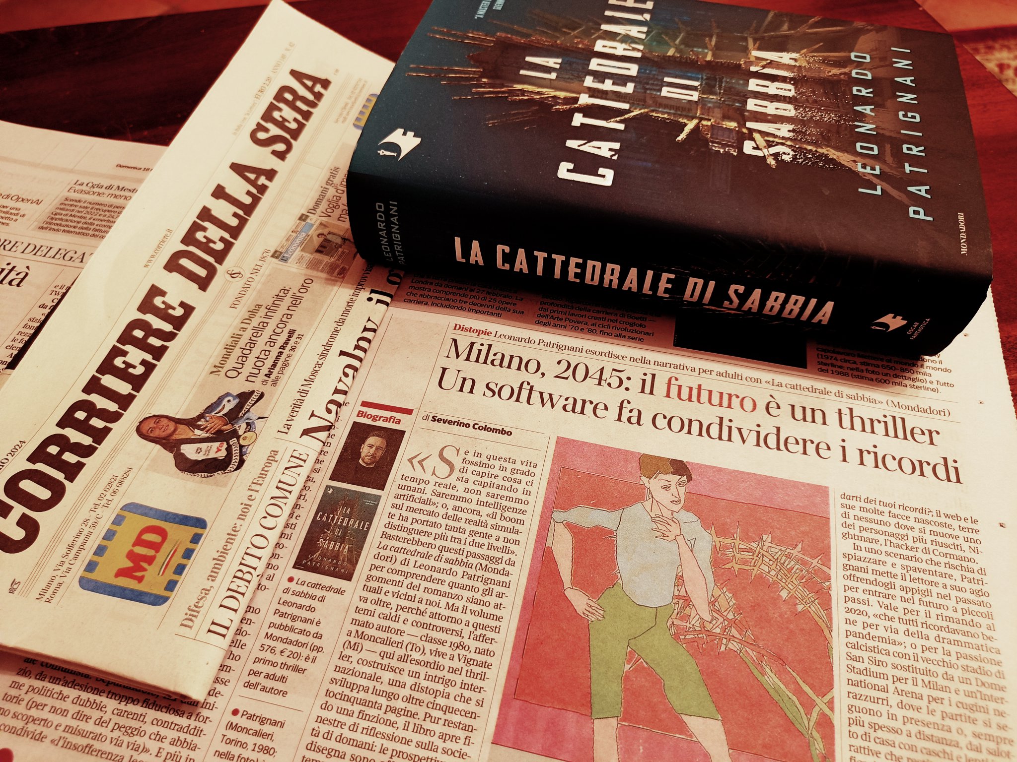 La Cattedrale sul Corriere della Sera. – Leonardo Patrignani